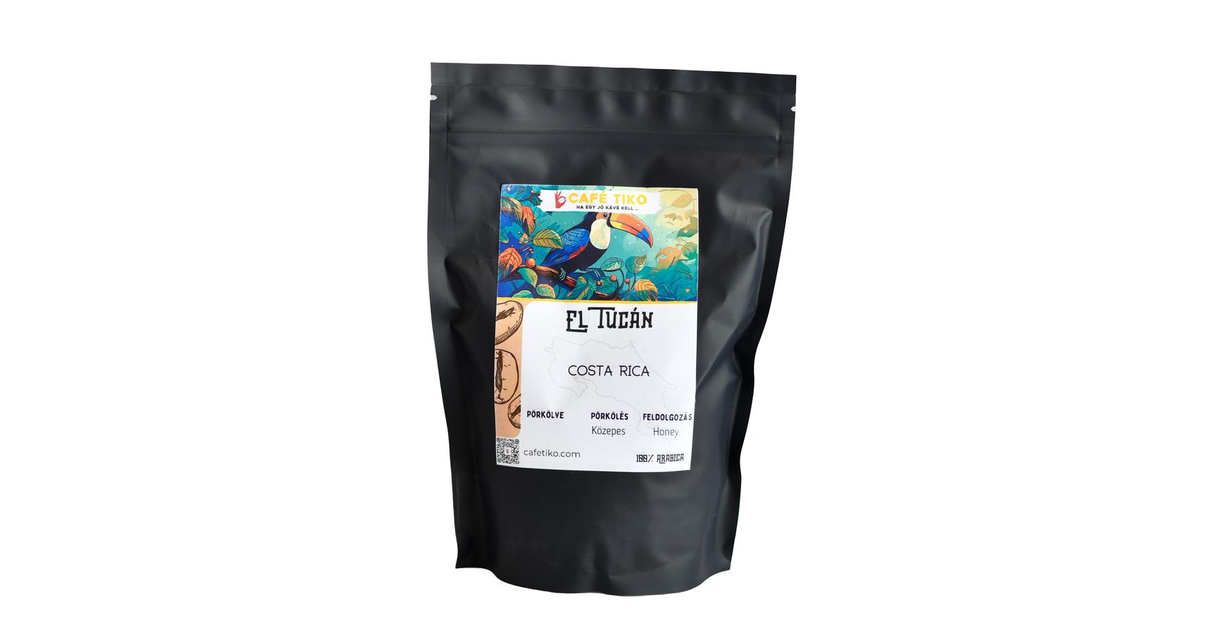 El Tucán - Costa Rica Specialty szemes kávé - Café Tiko - Snack-Box ...