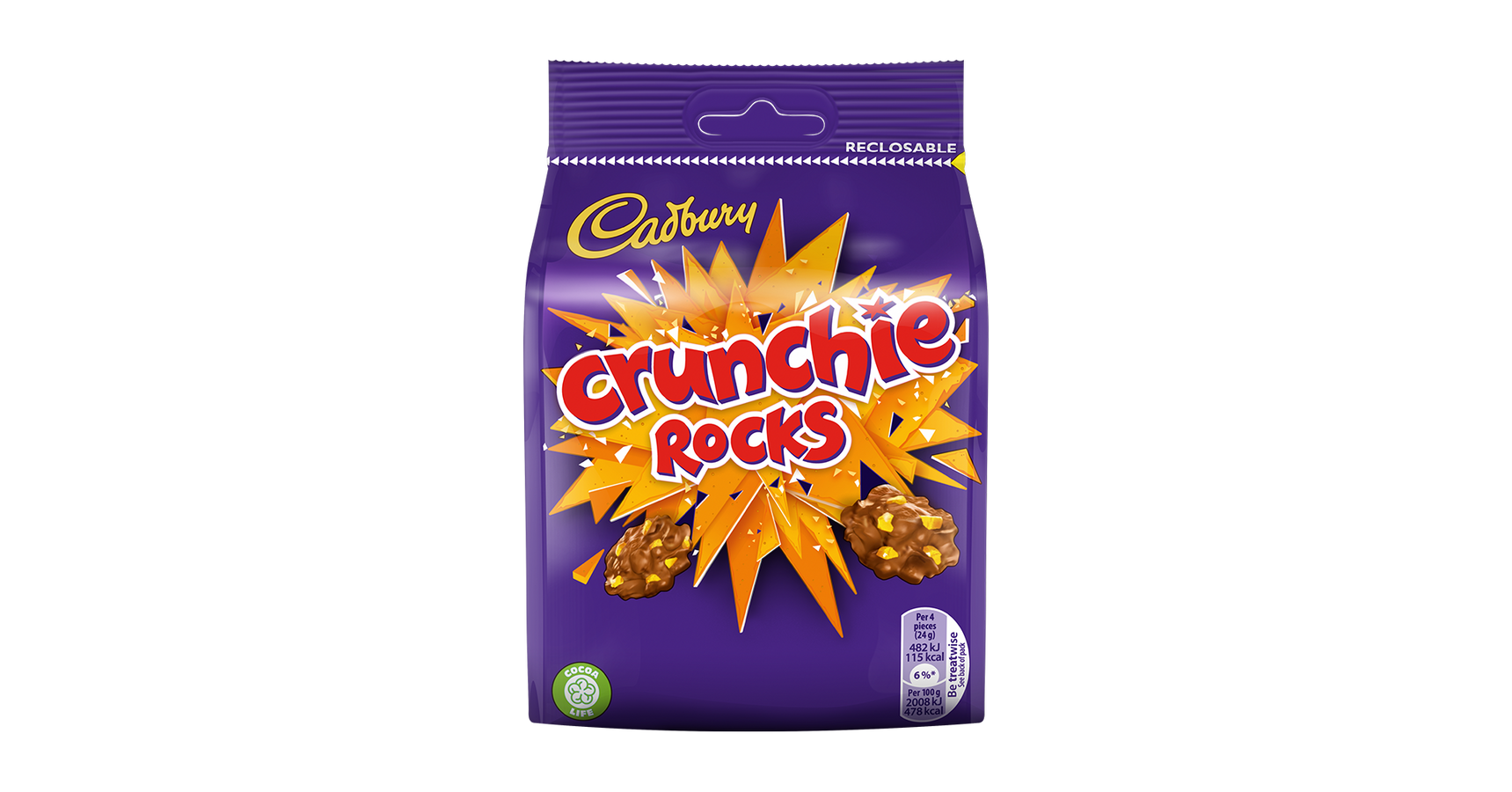 Cadbury Crunchie Rocks 110g - Cadbury - Snack-Box Webáruház