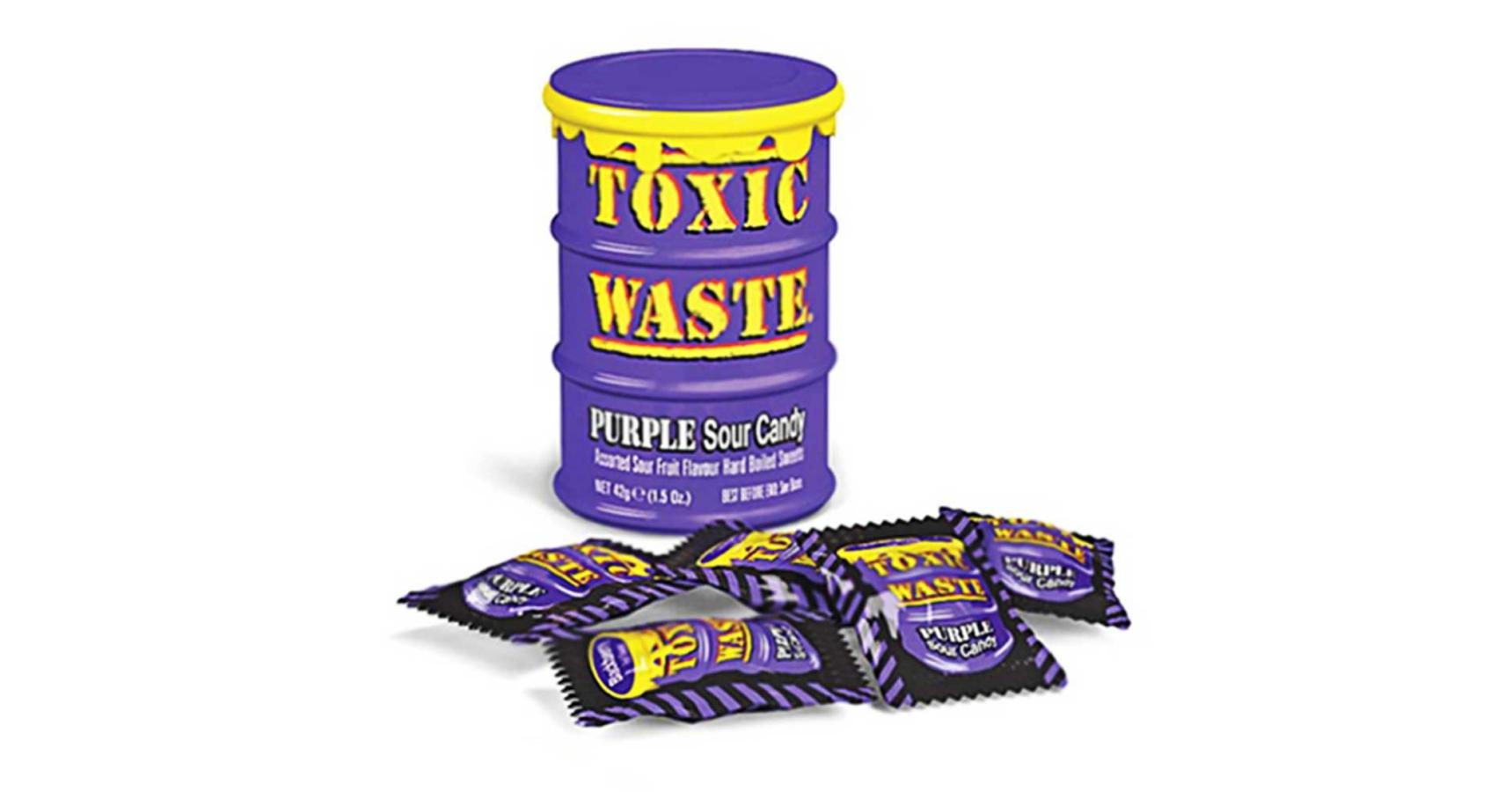 Toxic Waste Purple Sour Candy